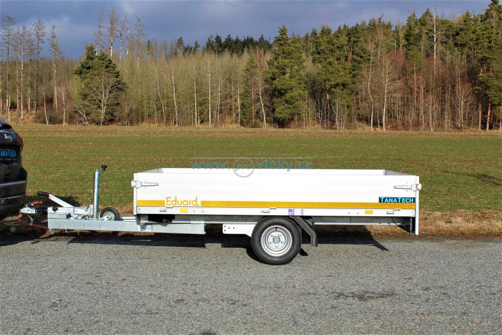 Přívěs Eduard 2514 Valník B30cm 1500kg 63cm